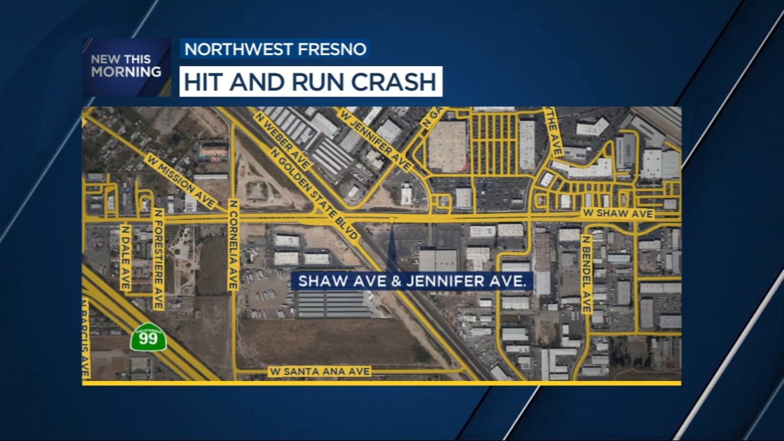 Pedestrian seriously injured in northwest Fresno hit-and-run - ABC30 Fresno