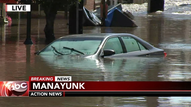 Philadelphia flooding: Major flooding in Philadelphia and surrounding ...