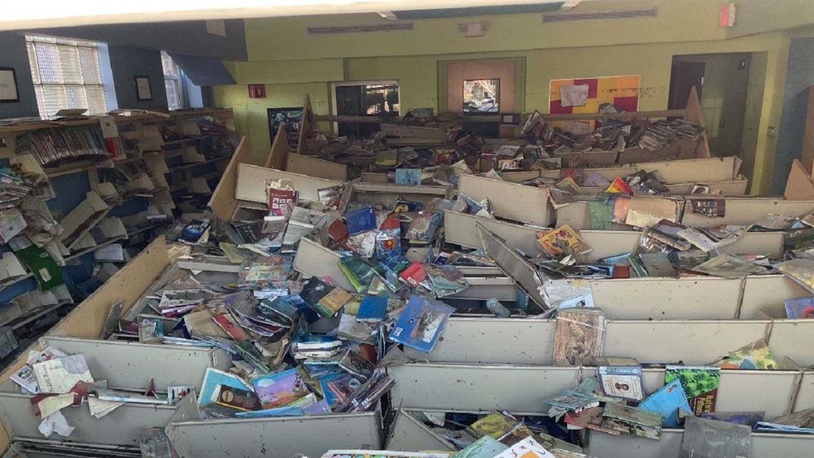 Hundreds of books ruined after Ida causes extensive damage at Caldwell ...