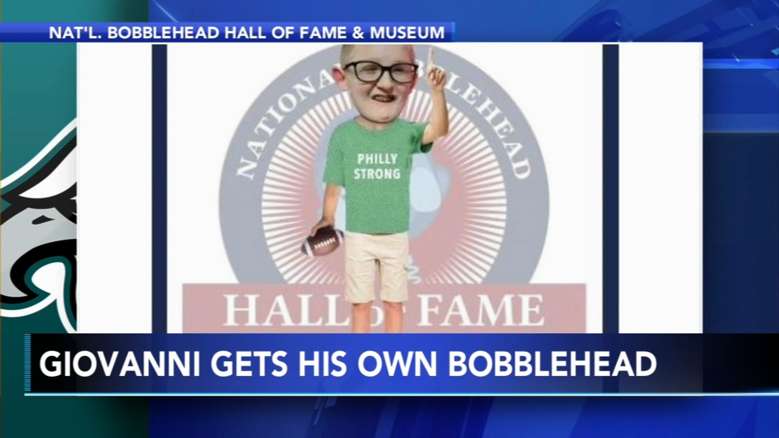 Philadelphia Eagles superfan Giovanni Hamilton gets bobblehead from ...