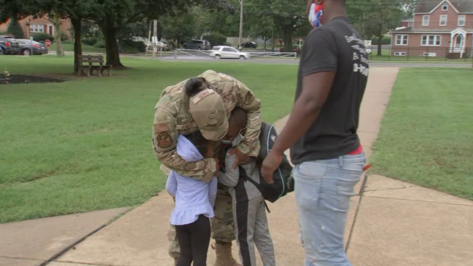 Air National Guard member surprises family at New Castle Elementary ...