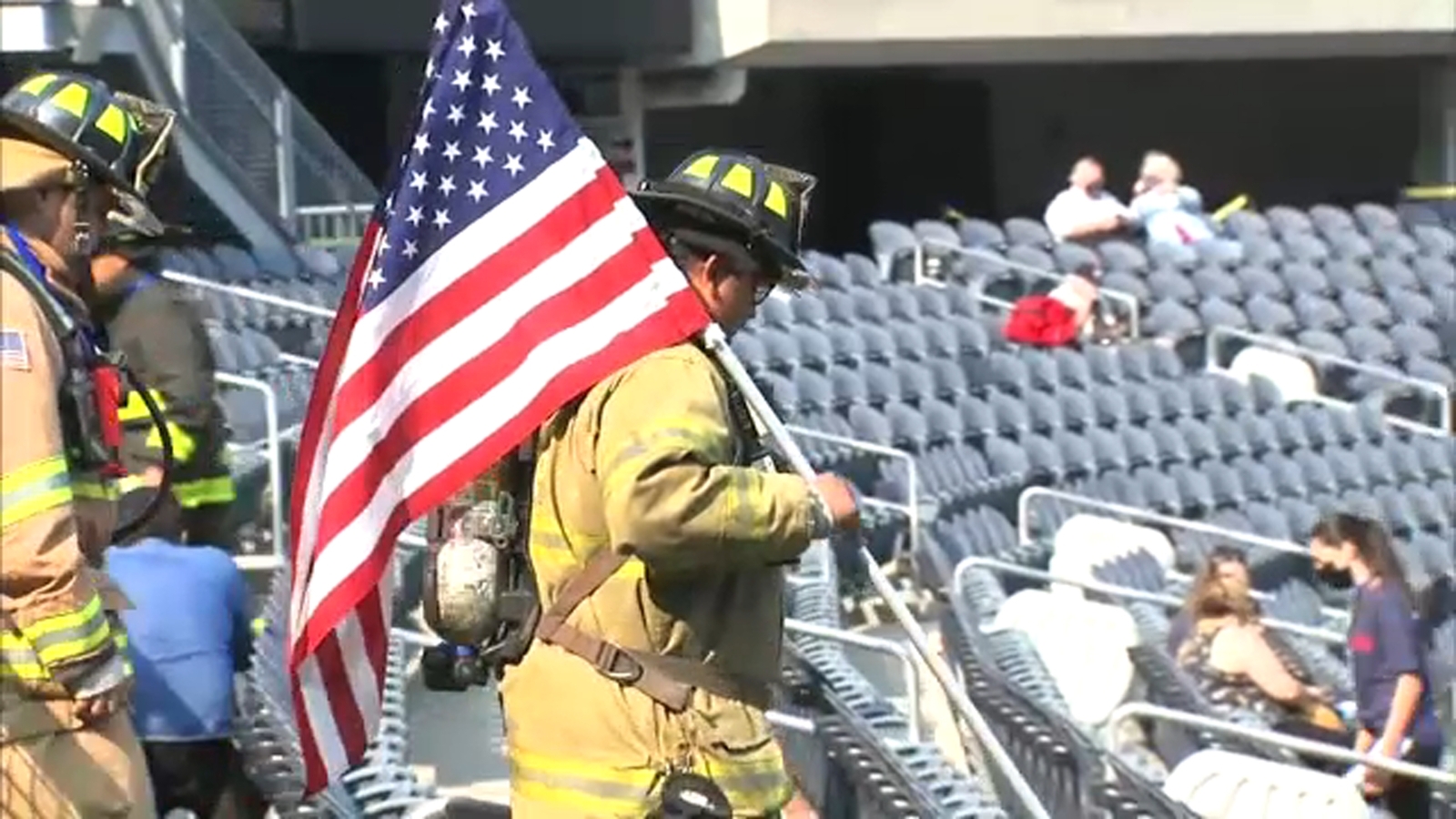 Soldier Field hosts Chicagoland Memorial 9/11 Stair Climb - ABC7 Chicago
