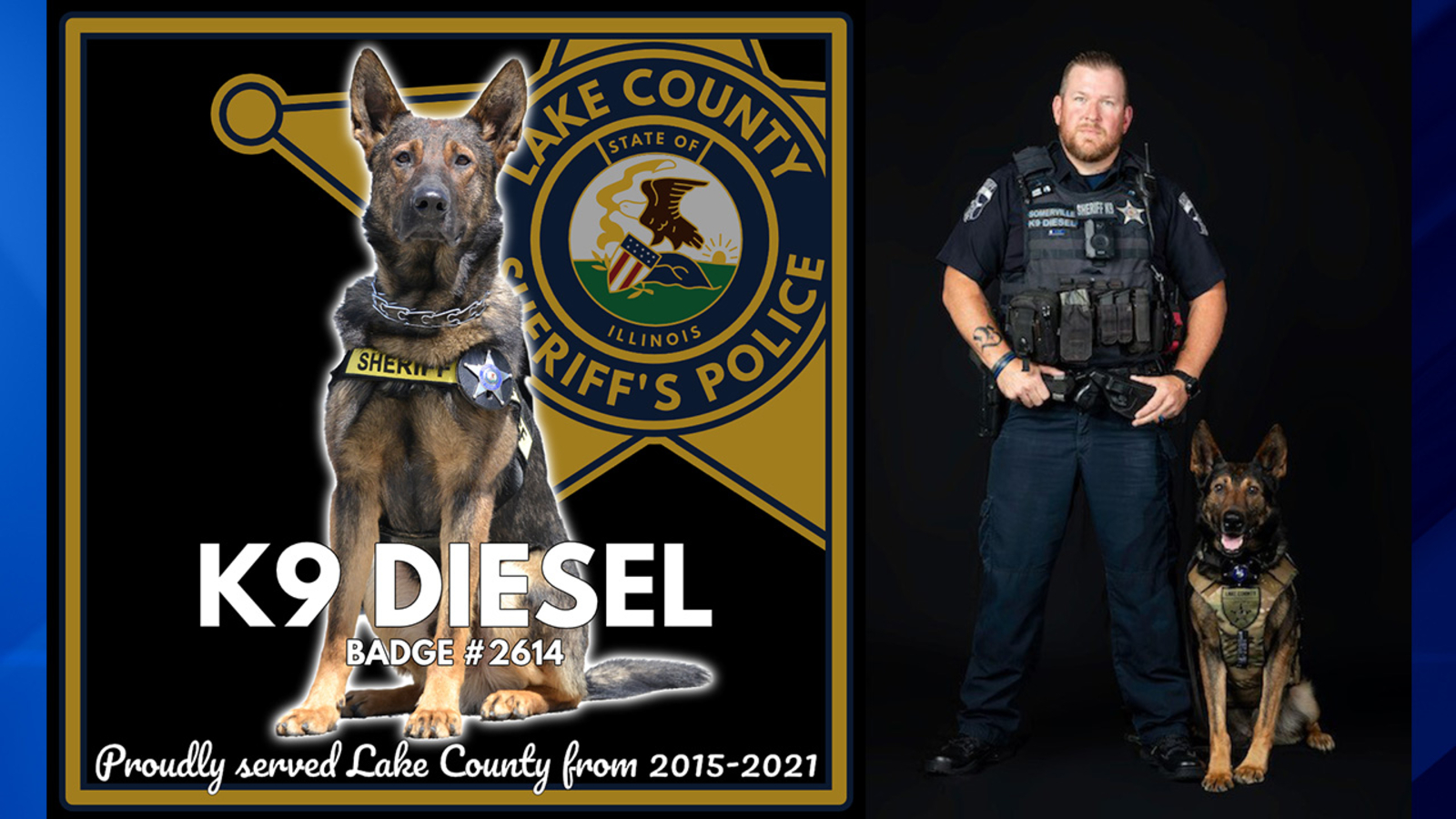 K-9 death: Canine Diesel, who served Lake County Sheriff's Office since ...