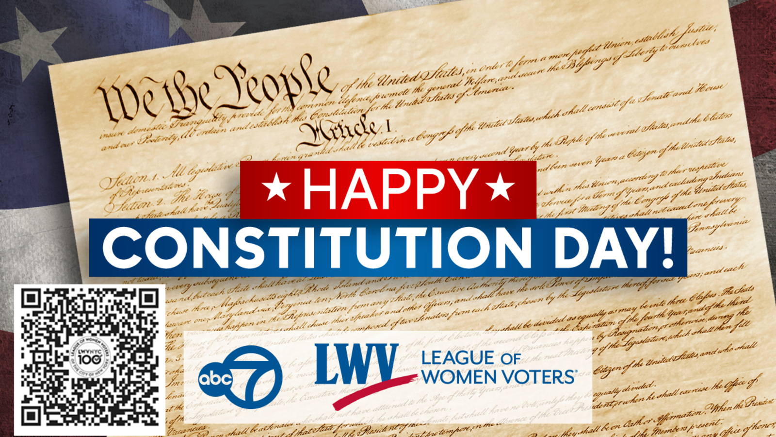 Celebrate U.S Constitution Day with the League of Women Voters - ABC7 ...