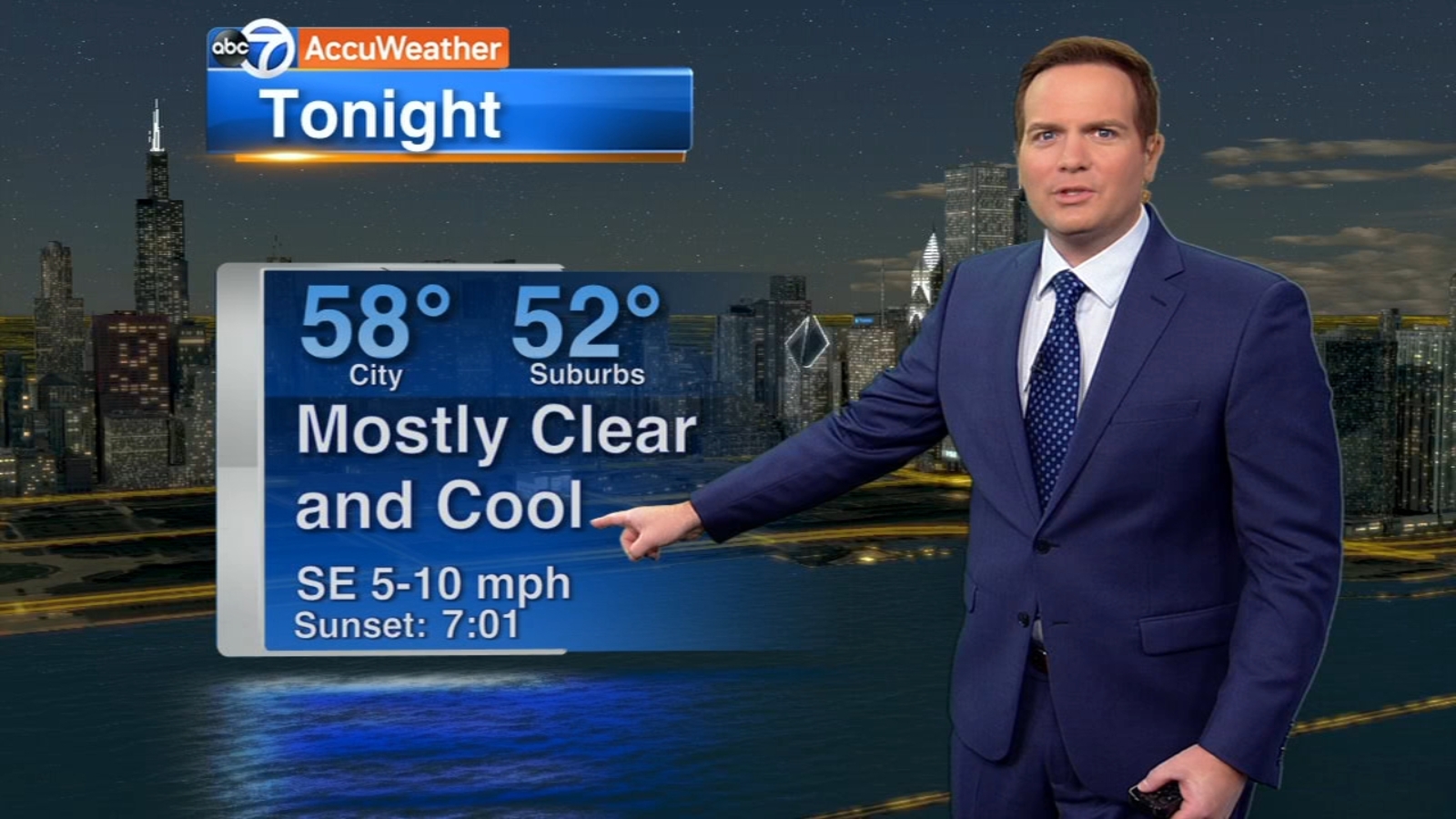 Chicago Weather: Clear and cool - ABC7 Chicago