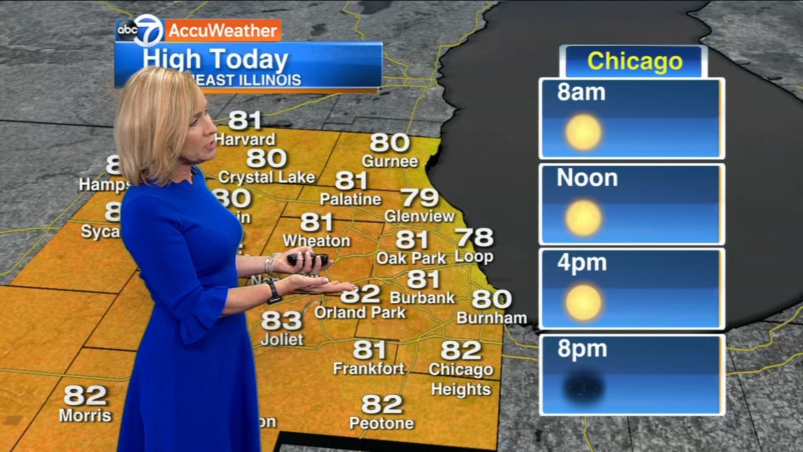 Chicago Weather: Sunny and pleasant Thursday - ABC7 Chicago