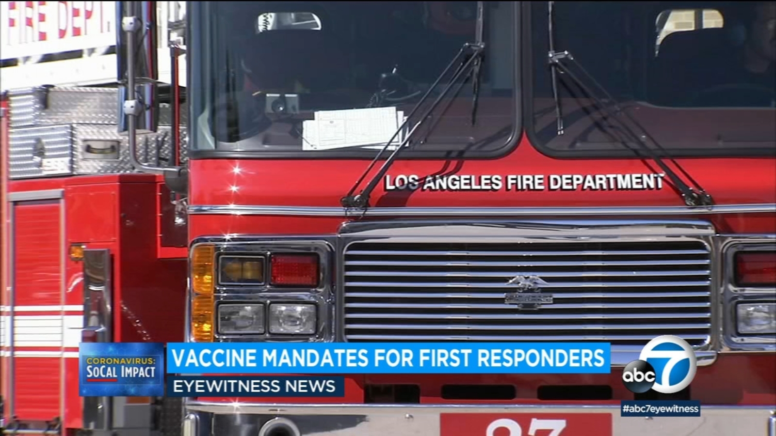 Over 500 LAFD firefighters file court papers challenging city's COVID ...