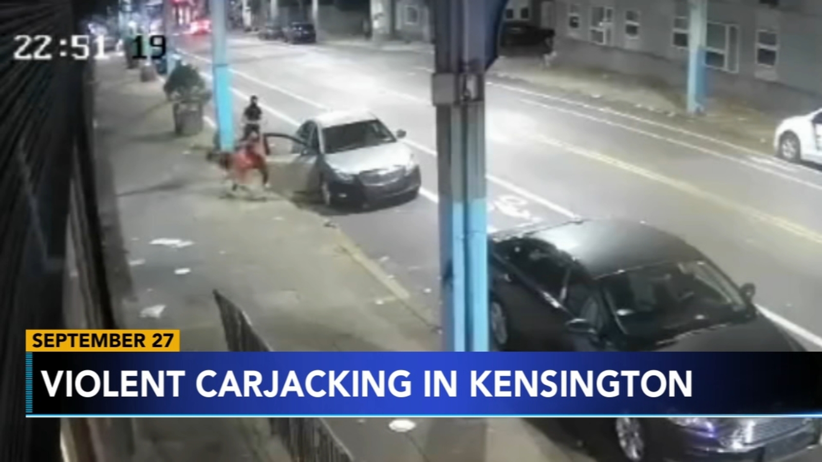 Video captures violent Philadelphia carjacking on Kensington Avenue; 2 ...