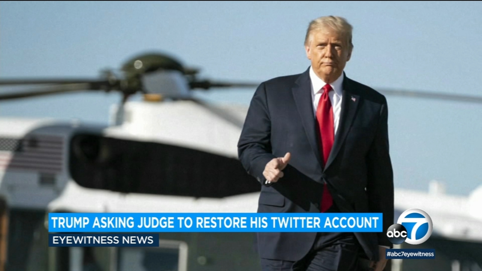 Donald Trump wants court to force Twitter to reinstate his account ...