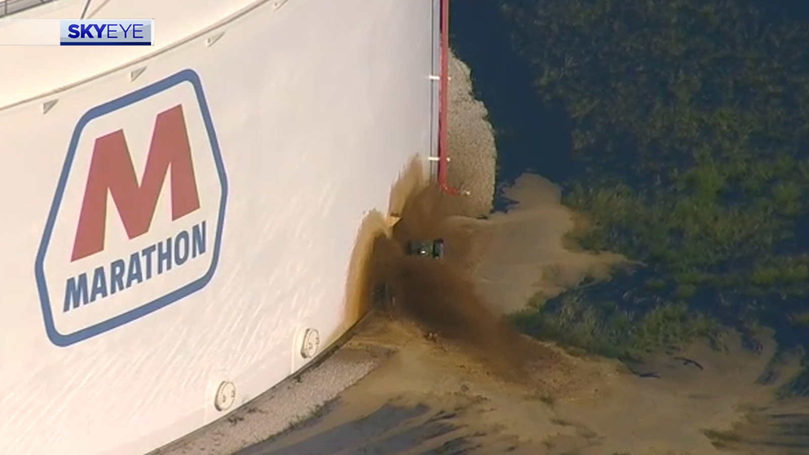 Oil spill reported at Texas City Marathon Galveston Bay Refinery ...