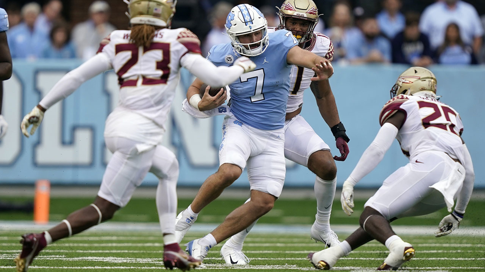 Big second quarter propels Florida State past UNC, 35-25 - ABC11 ...