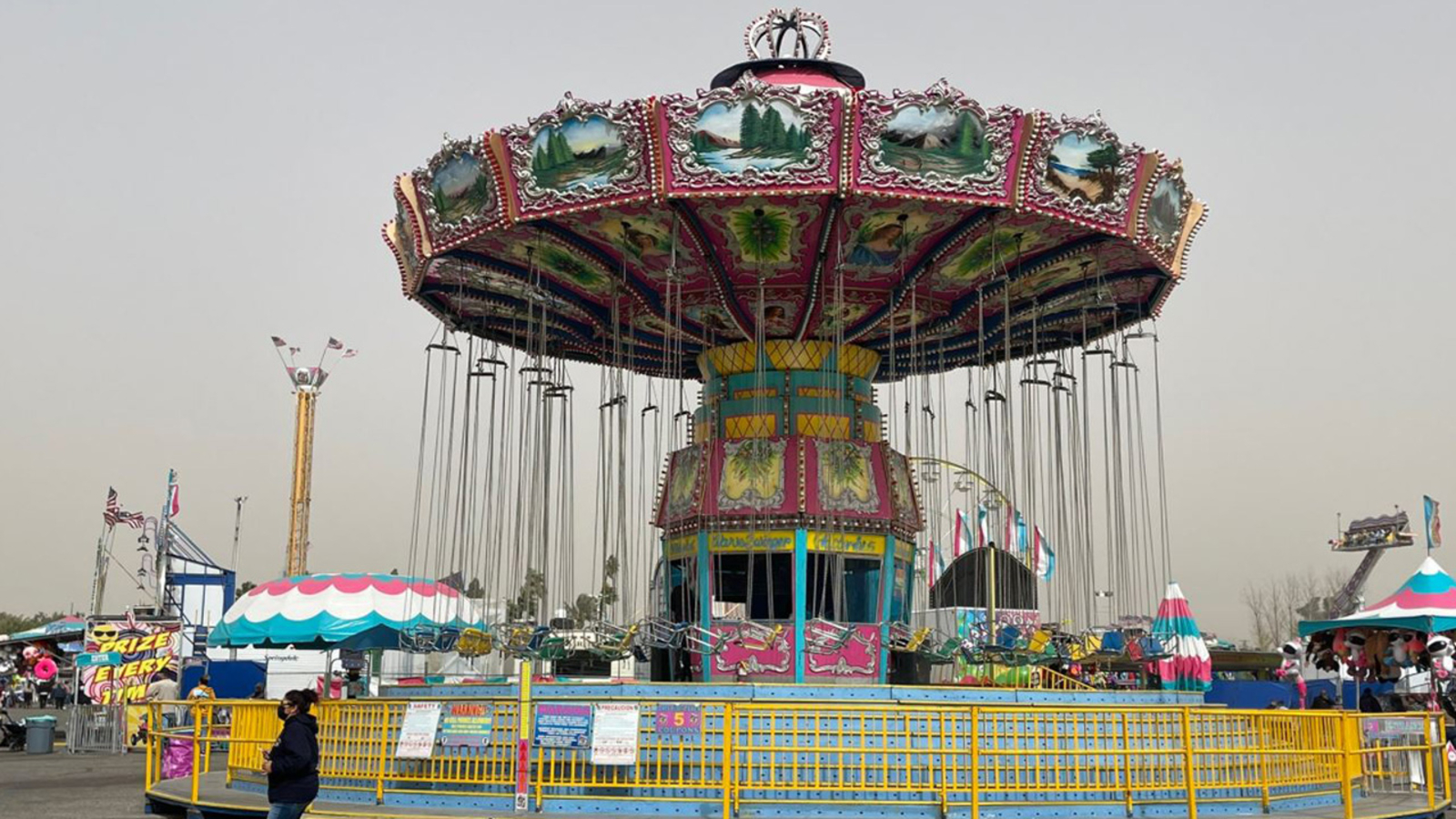 Big Fresno Fair cancels horse races, grounds some rides due to wind ...