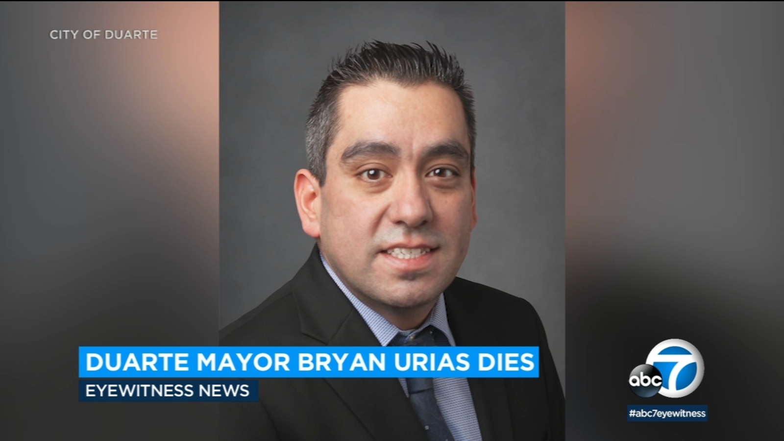 Duarte Mayor Bryan Urias found dead at his home - ABC7 Los Angeles