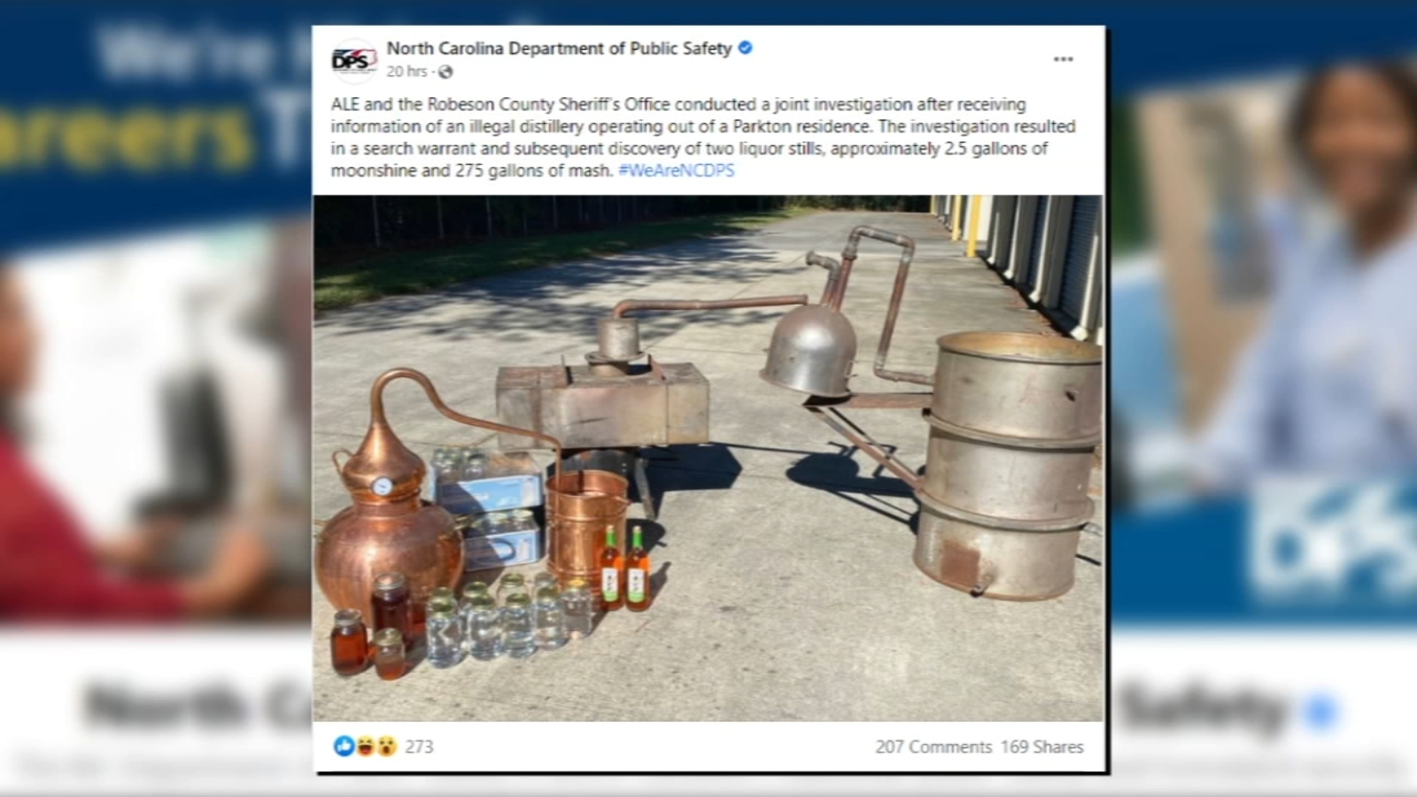 Illegal distillery busted in Robeson County, ALE and sheriff deputies ...