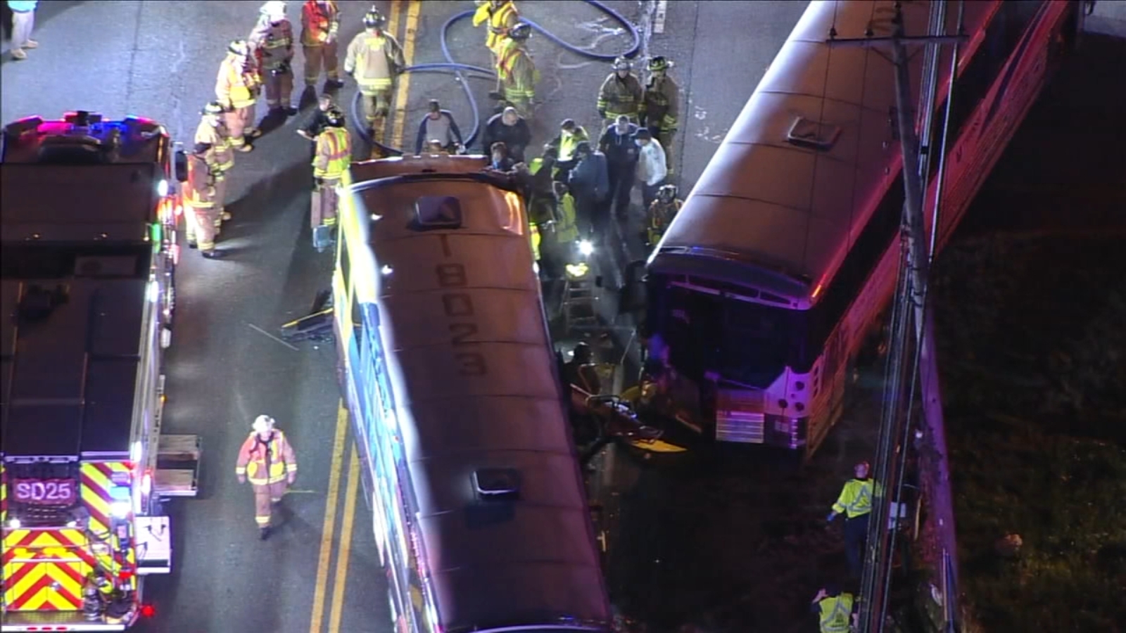 5 injured after NJ Transit bus crashes into another bus - 6abc Philadelphia