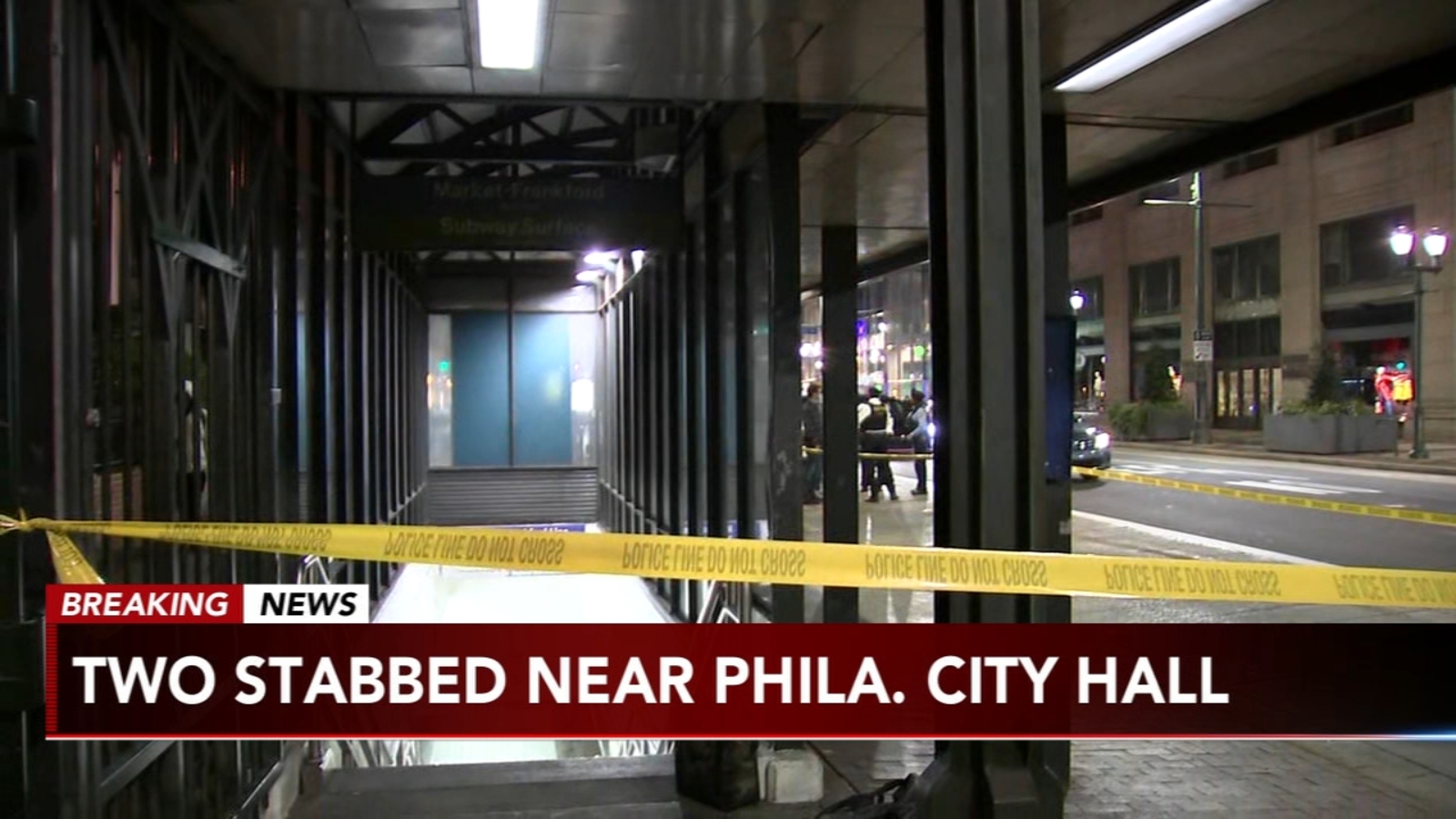 Man, woman stabbed in Center City near 13th Street Trolley entrance ...