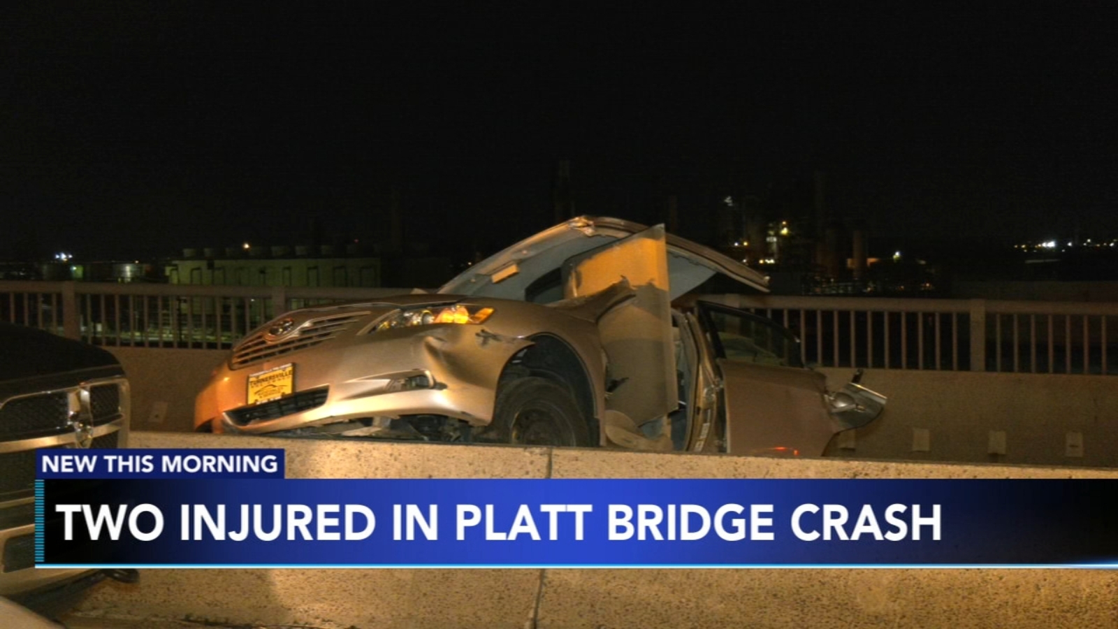 Platt Memorial Bridge crash injures 1 adult, 1 child in South ...