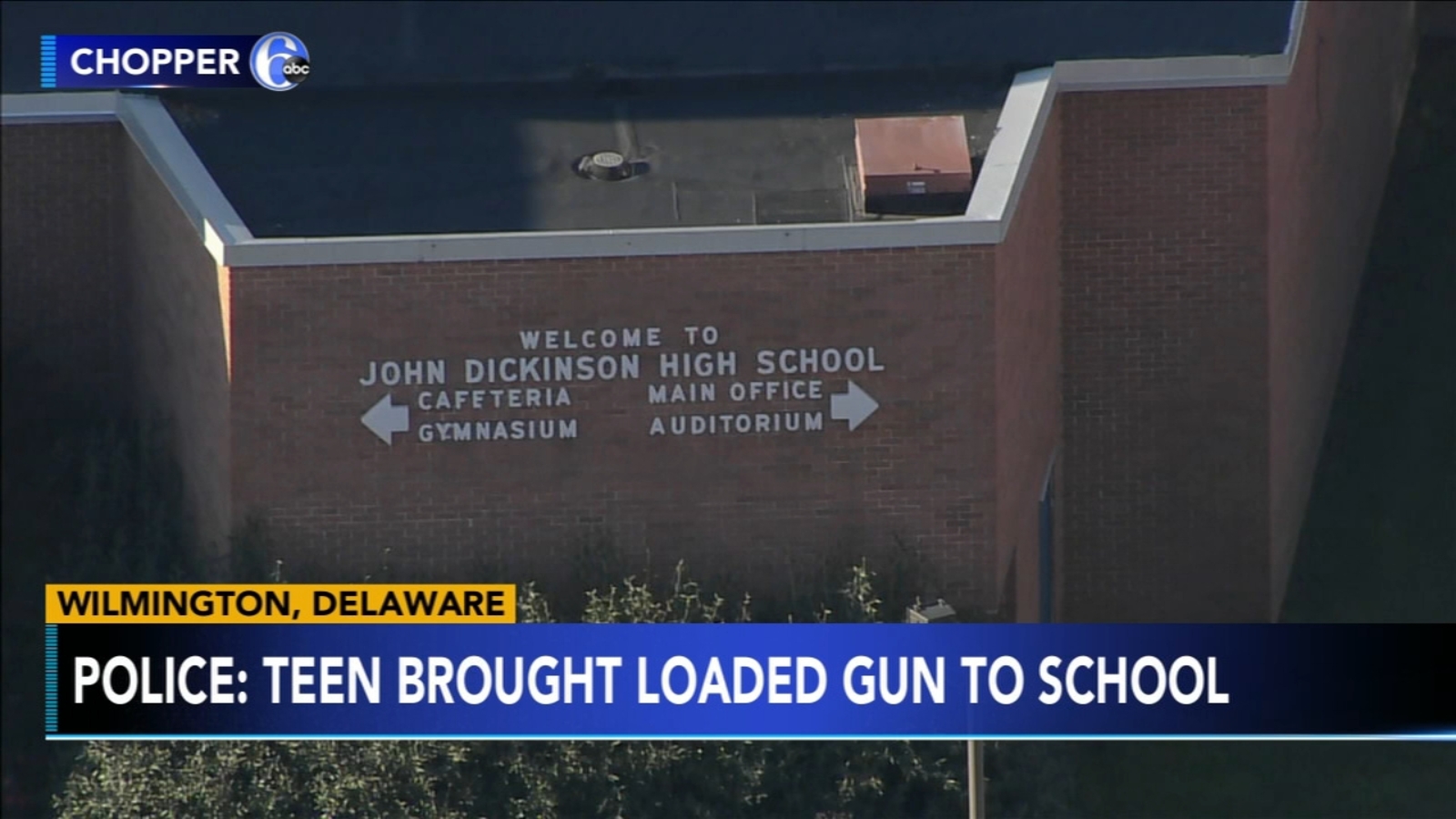 Delaware student arrested for possession of firearm while in school on ...