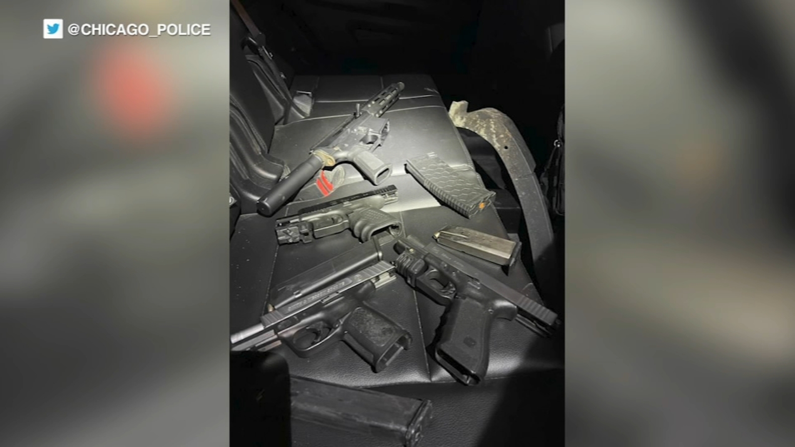 Weapons cache found after Chicago police pull over stolen car on State ...