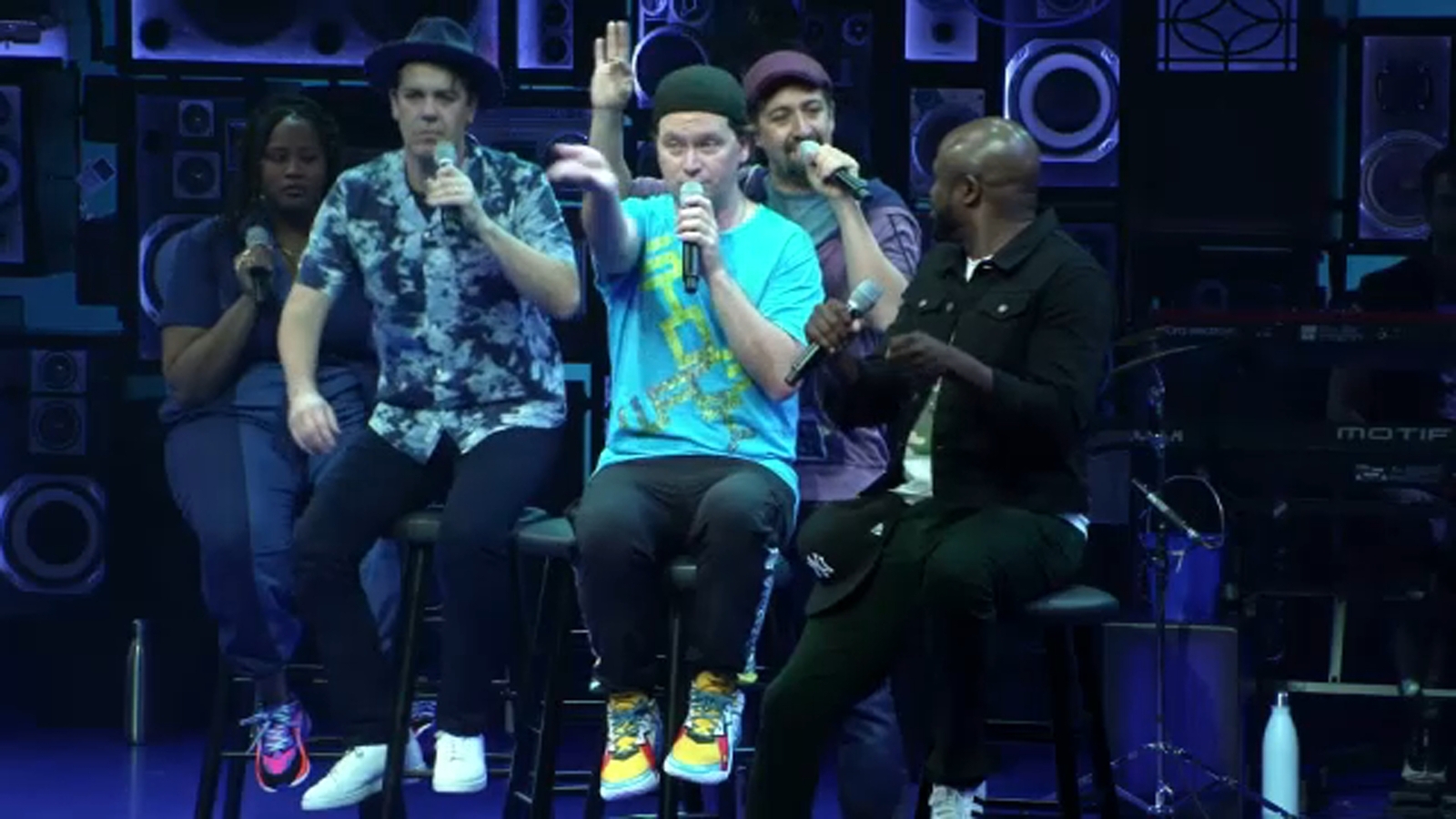 Feel like part of the show at 'Freestyle Love Supreme' on Broadway in ...