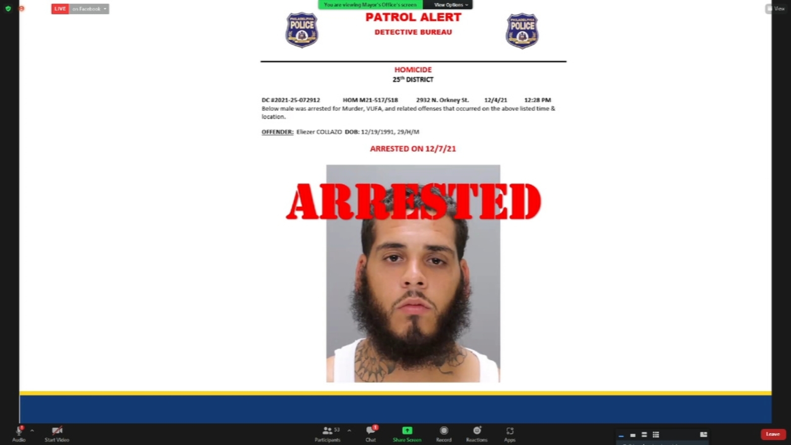 Eliezer Collazo arrested, charged with murder in North Philadelphia ...