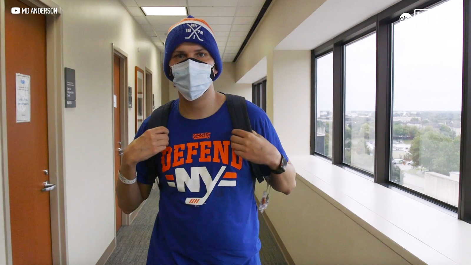 New York Islander's Biggest Fan Fights Cancer and Cheers from Texas ...