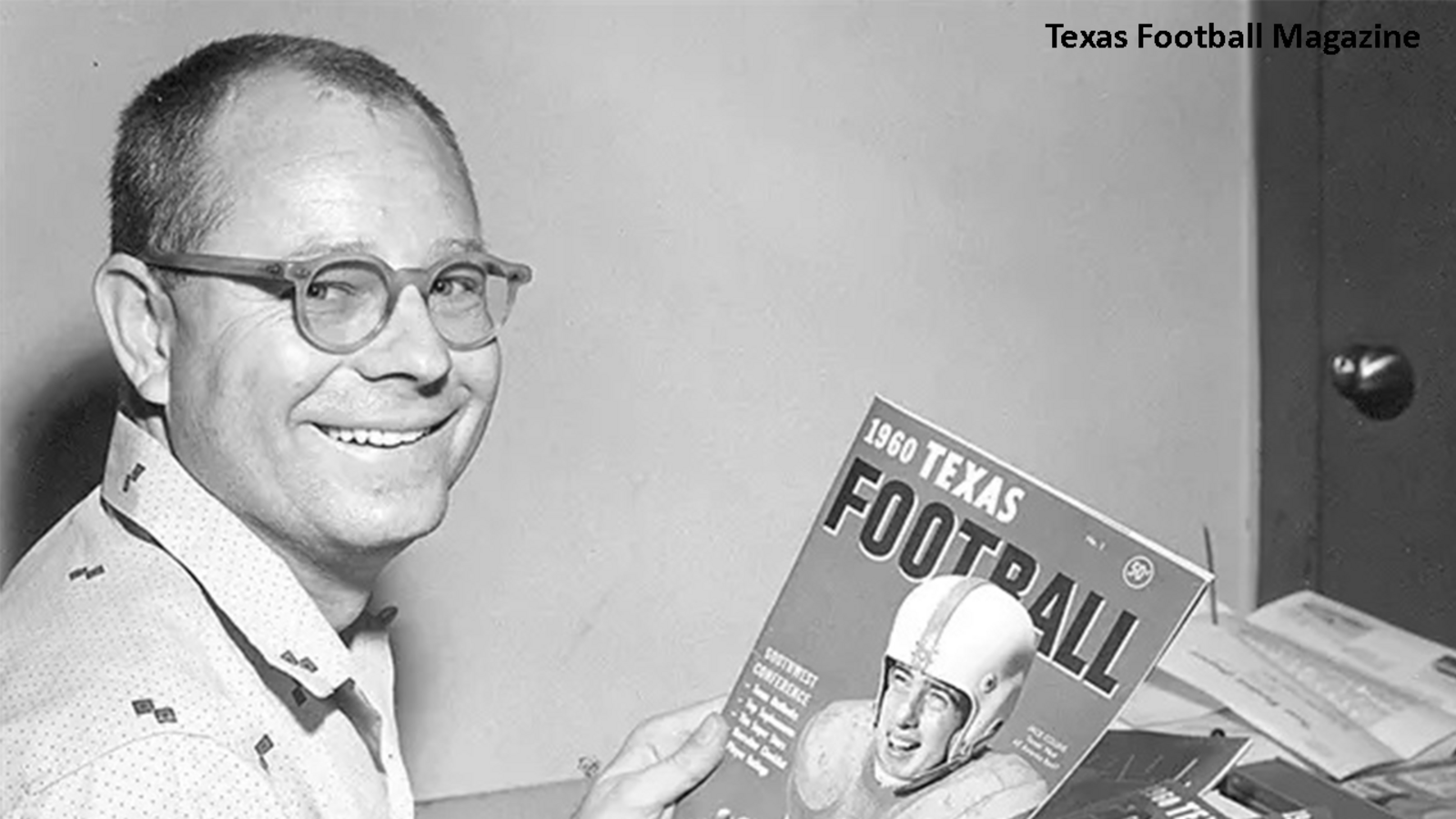 Dave Campbell, legendary sportswriter and founder of Texas Football ...