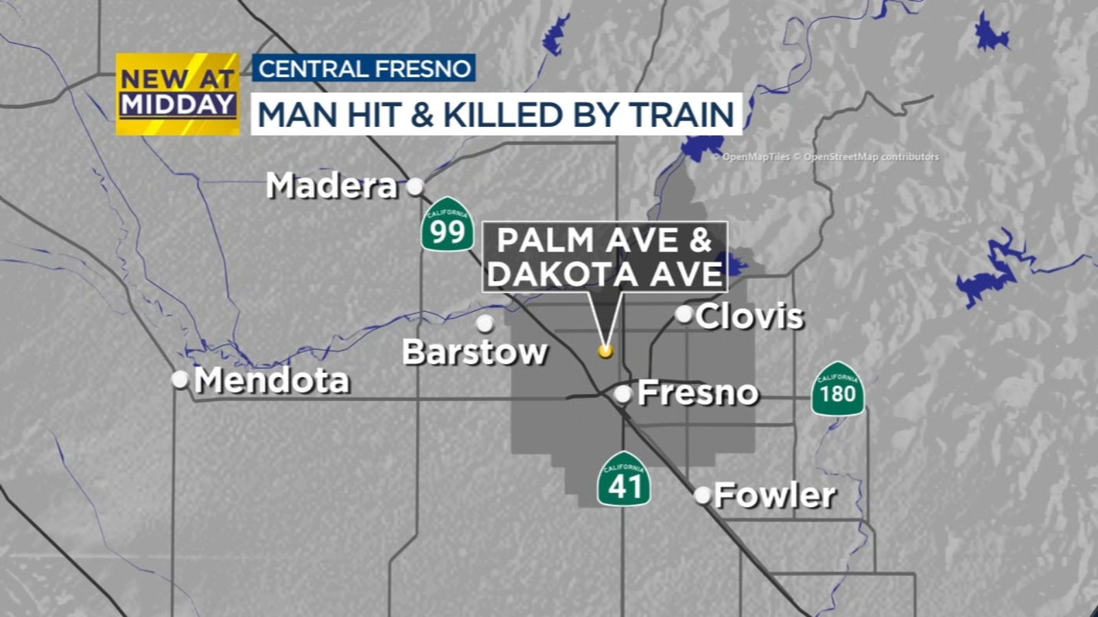 Man Hit Killed By Amtrak Train In Central Fresno Abc30 Fresno