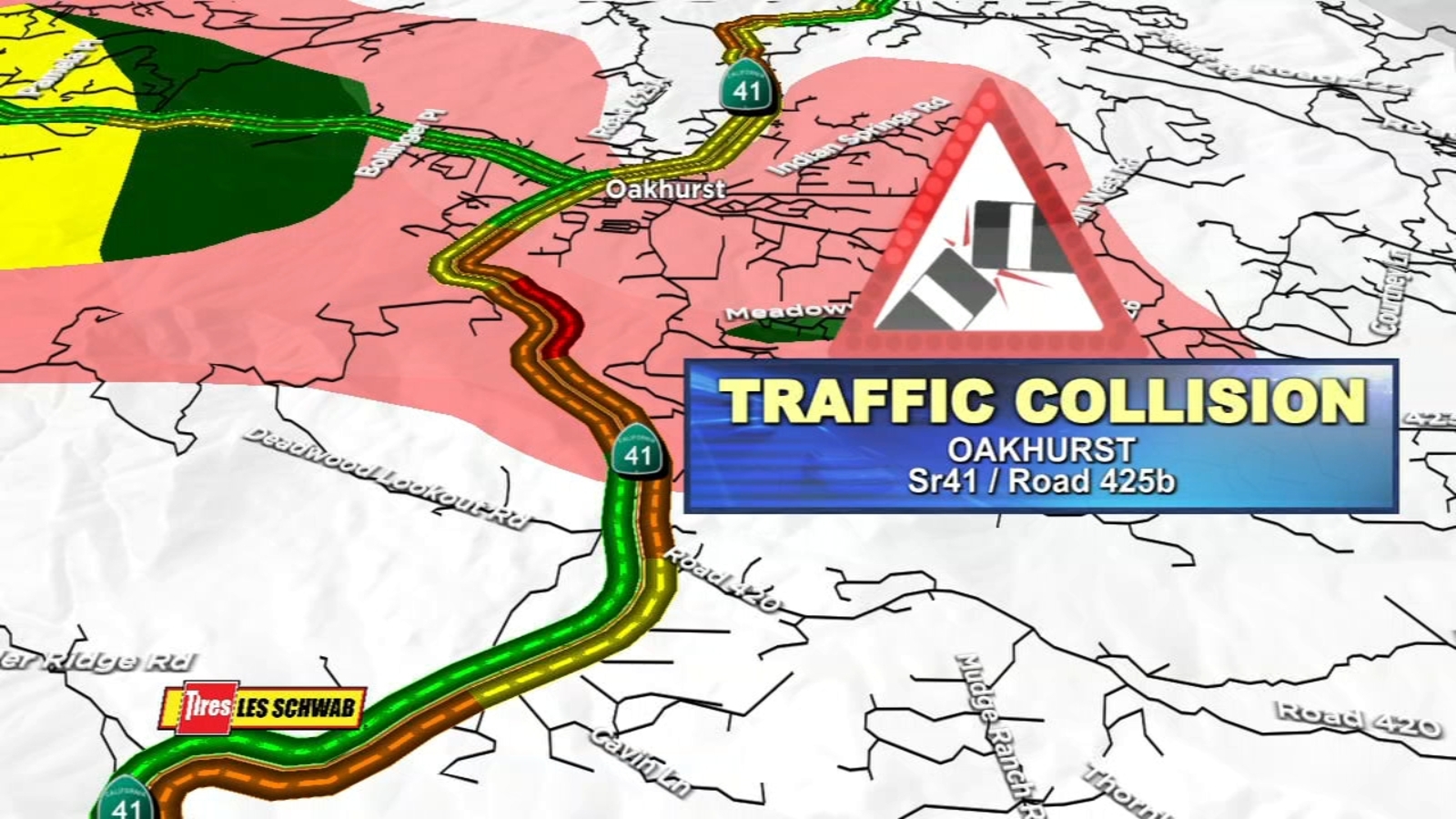 Hwy 41 cleared, reopened in Madera County after vehicles stuck in heavy ...
