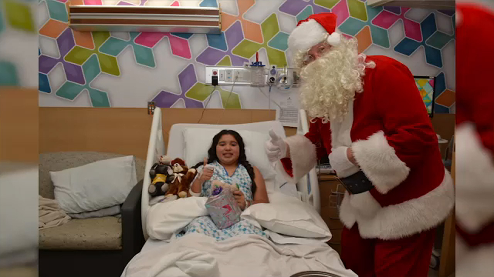 Santa pays a visit to young patients at Community Regional Medical ...