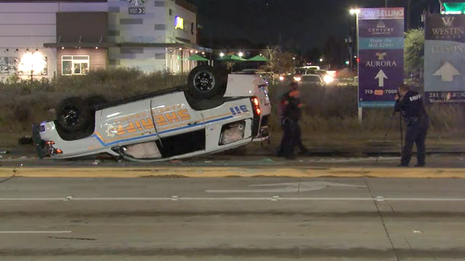 Harris County deputy involved in crash while responding to emergency ...