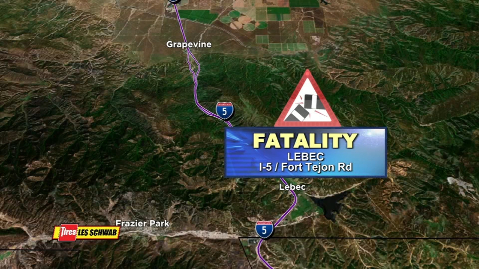 All northbound lanes of I-5 reopened north of Grapevine following ...