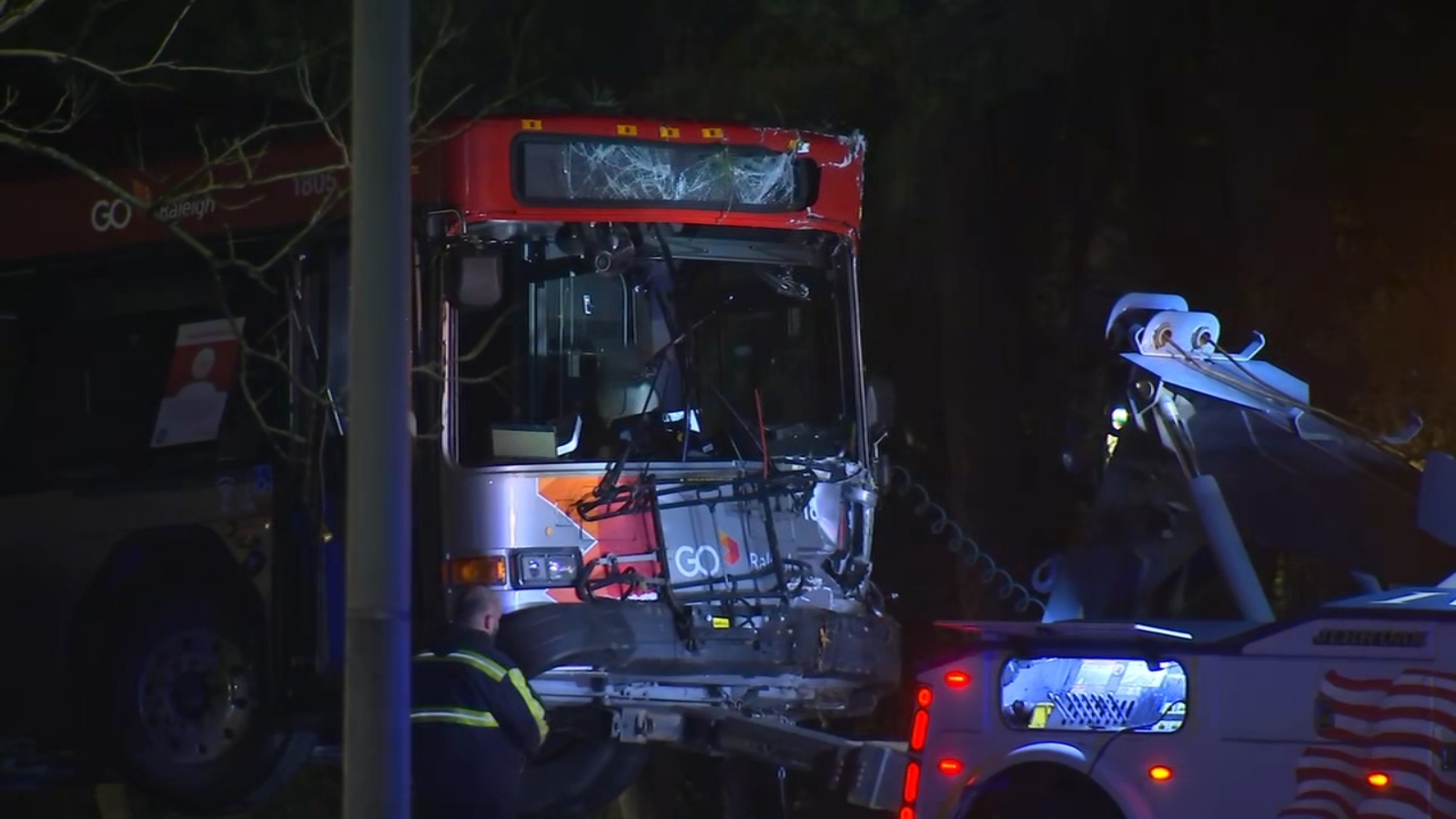 GoRaleigh bus crashes on Glenwood Avenue - ABC11 Raleigh-Durham