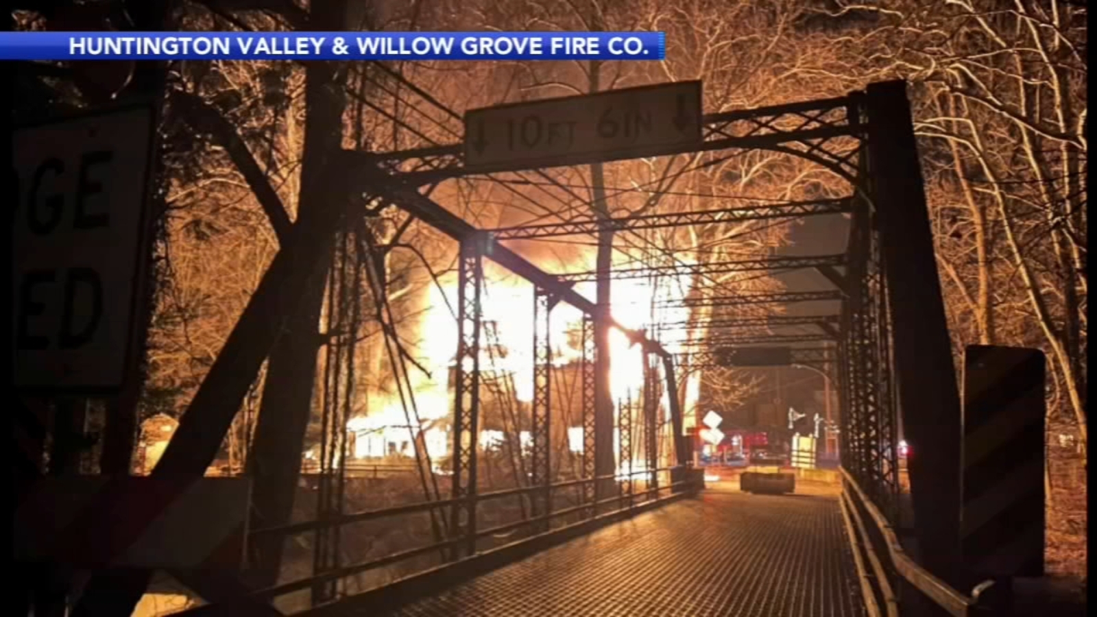 Lower Moreland, Pennsylvania fire under control, Huntingdon Valley Fire ...