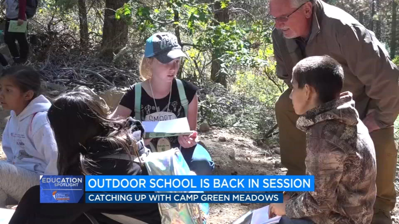 MCOE Education Spotlight: Students learning outdoors at Camp Green ...