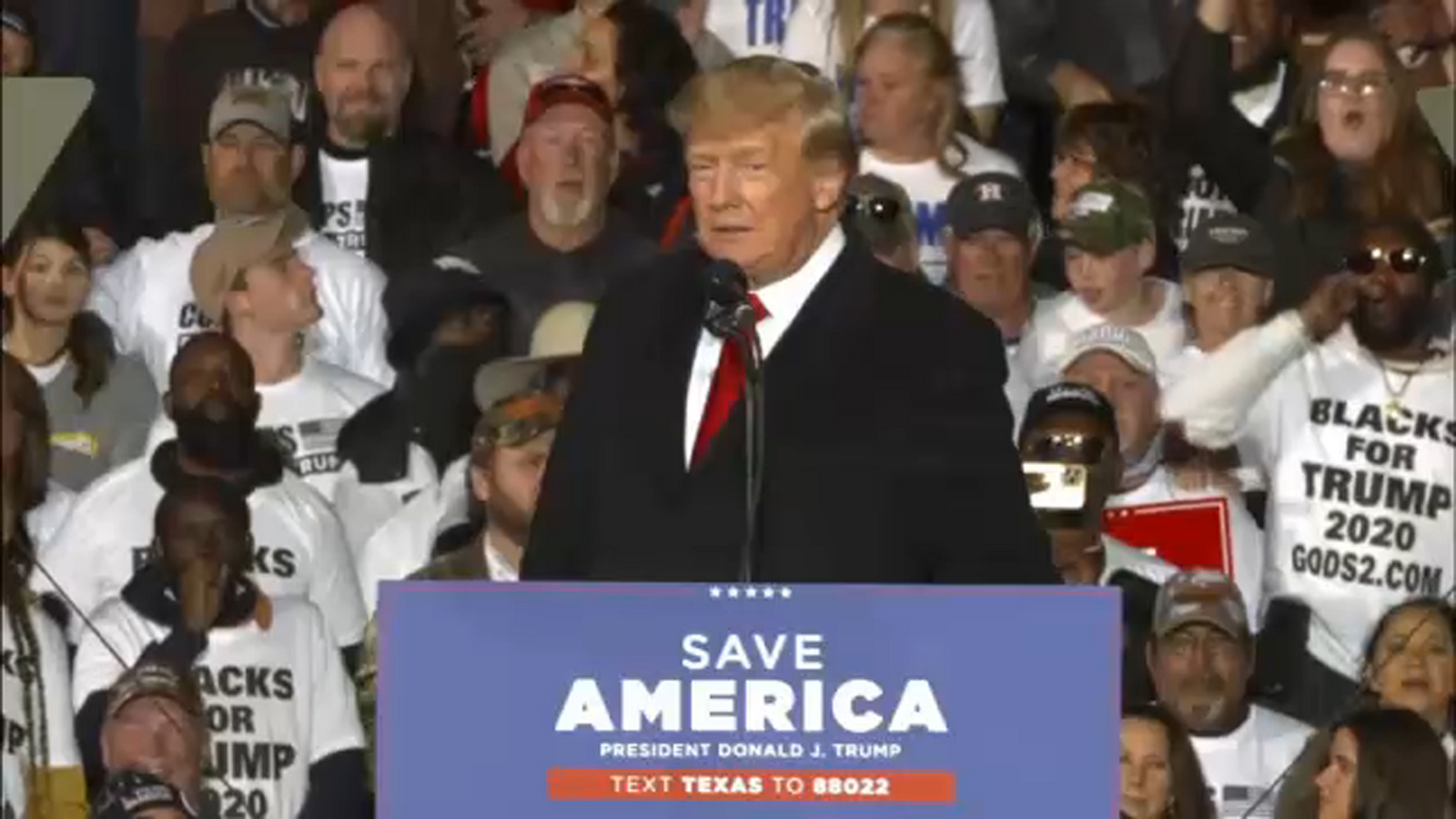 Texas politics: Former President Donald Trump hold rally in Conroe to ...