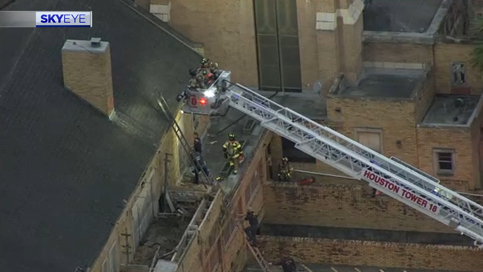 Houston church fire: Fire breaks out at old Co-Cathedral of the Sacred ...