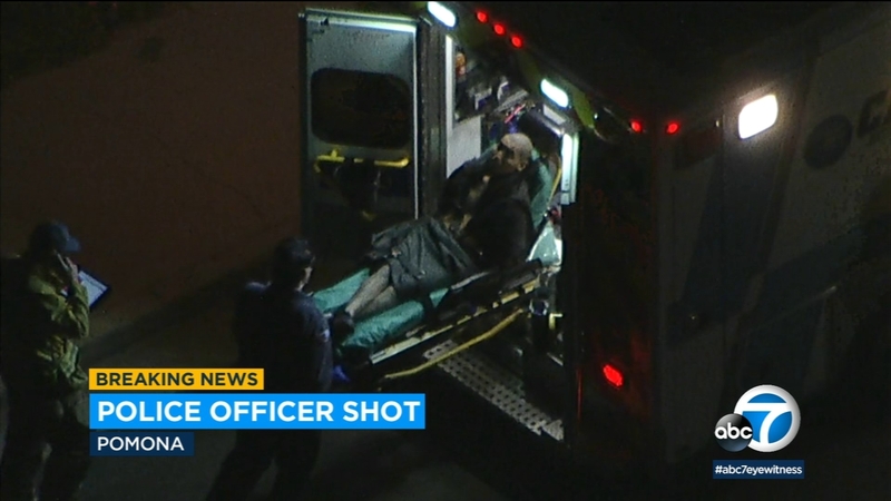 Pomona Police Officer Hospitalized After Being Shot In Leg 1 In