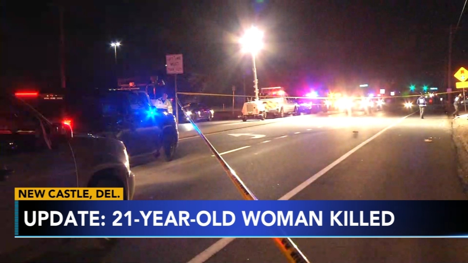 Woman Killed In New Castle Delaware Hit And Run Crash Police Search
