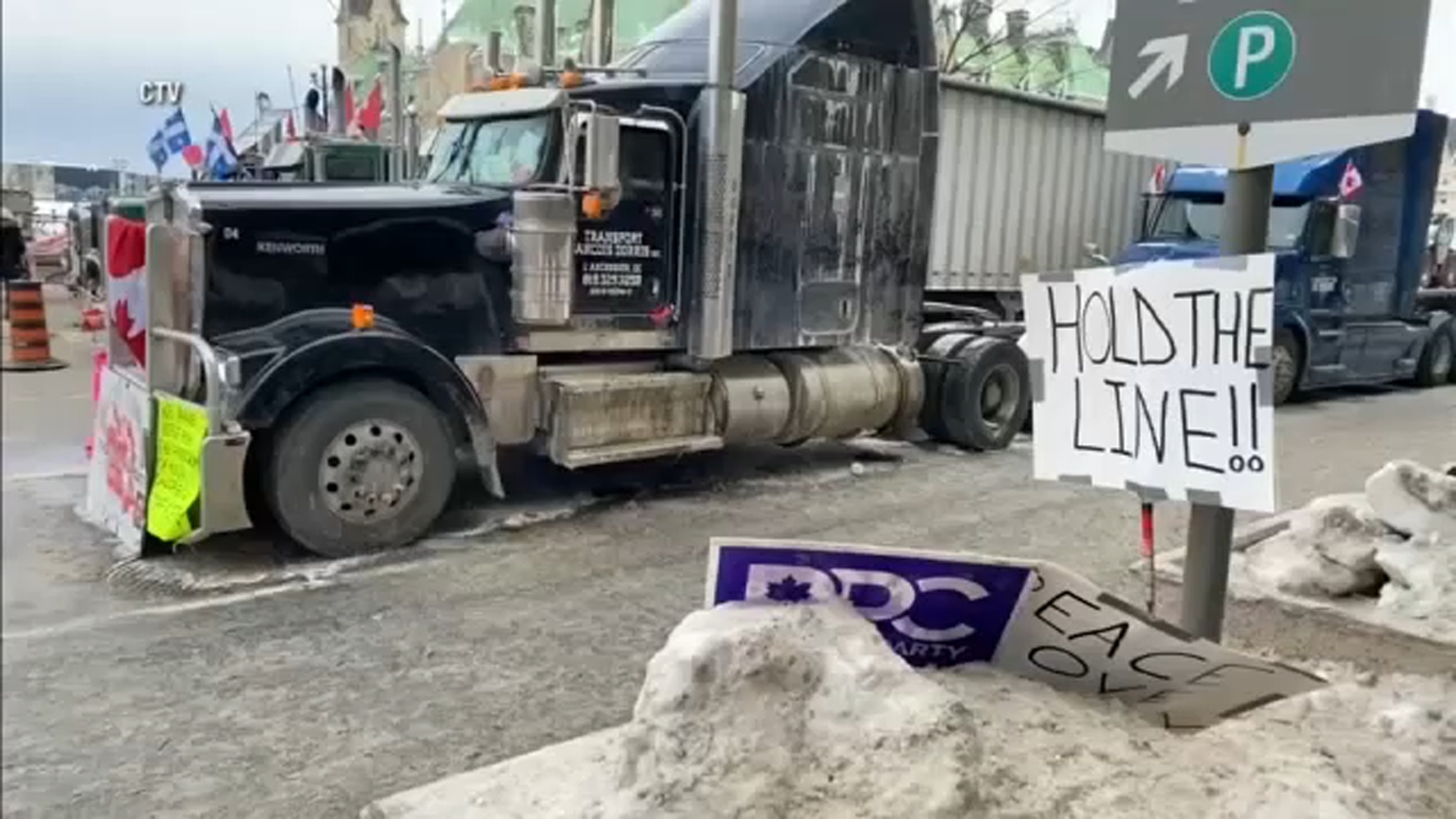 Freedom convoy: Truck drivers protest threatens US, Canada trade ...