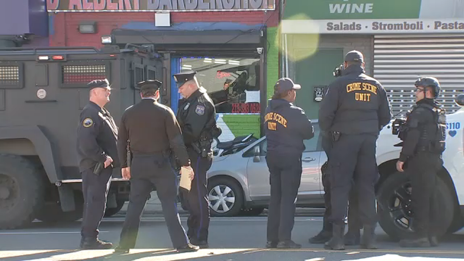 Philadelphia police shooting: Officer struck in bulletproof vest after ...