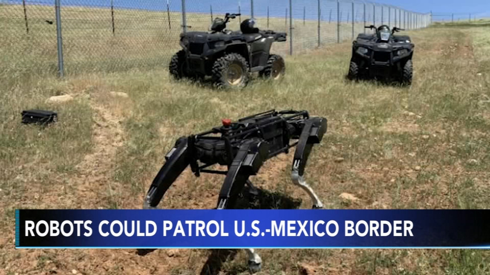 Department of Homeland Security: Robot dogs could soon patrol US-Mexico ...