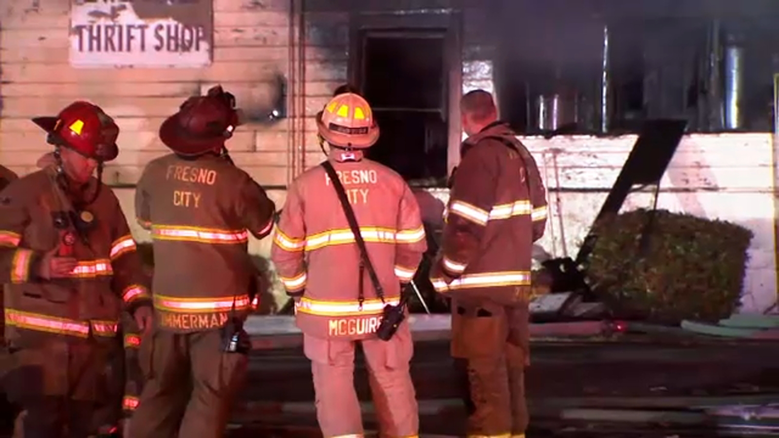 Crews investigating fire at church thrift store in central Fresno ...