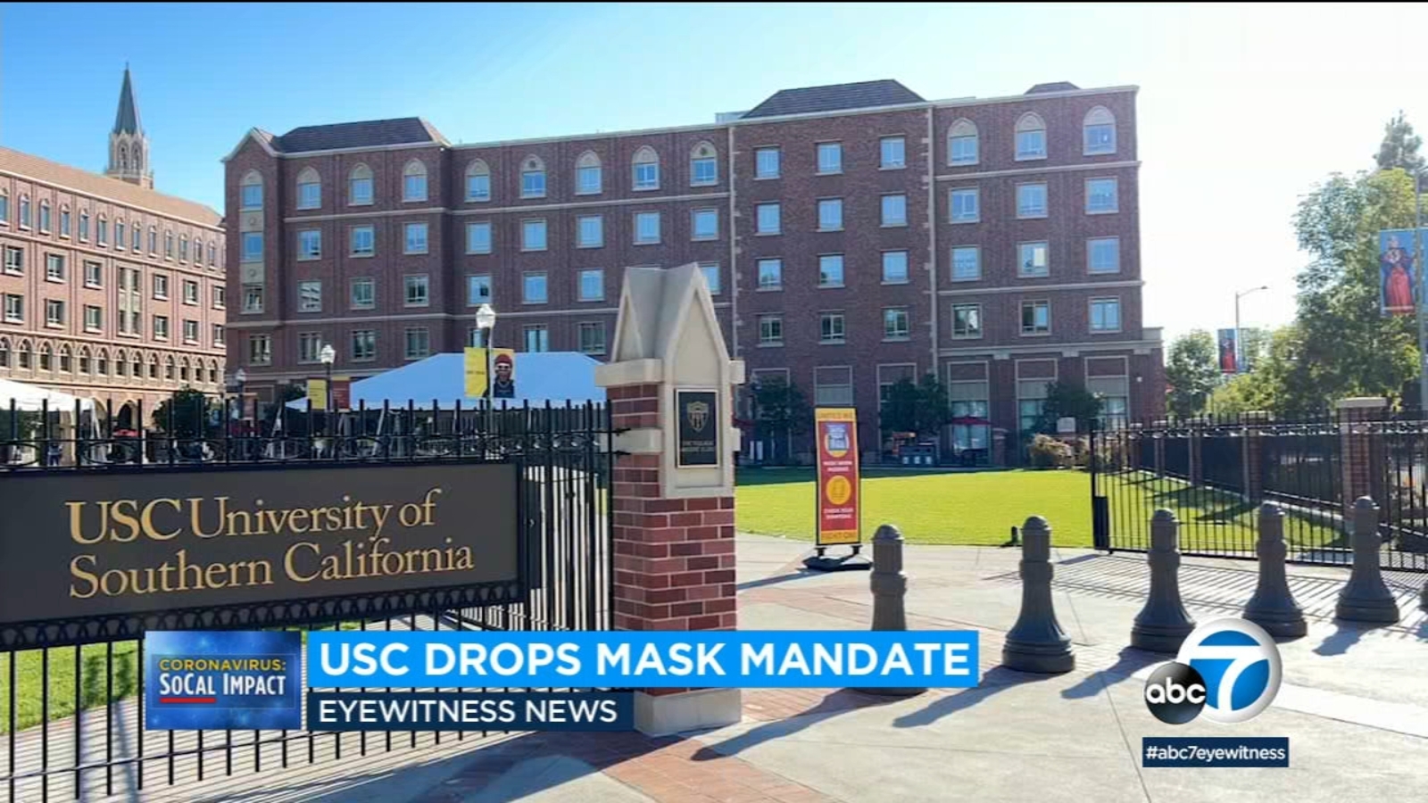 USC to lift indoor mask mandate for students, staff on Monday - ABC7 ...