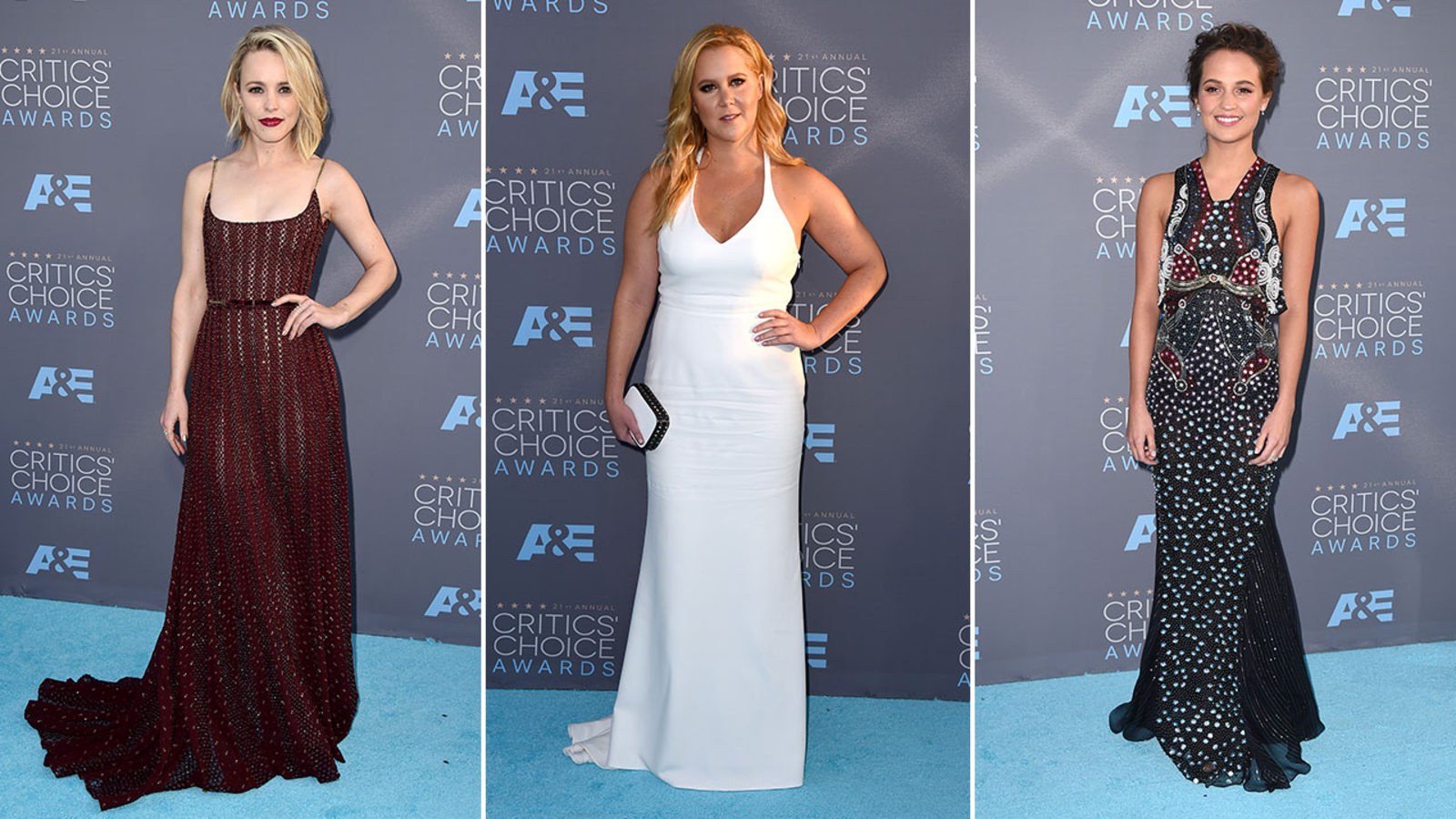 Red carpet fashion: Stars arrive at the 21st annual Critics' Choice ...