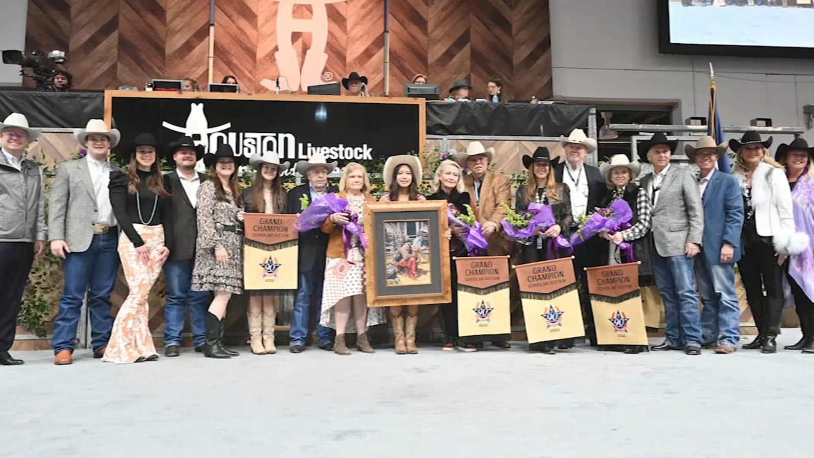 Art piece breaks record at Houston Livestock Show and Rodeo School Art ...