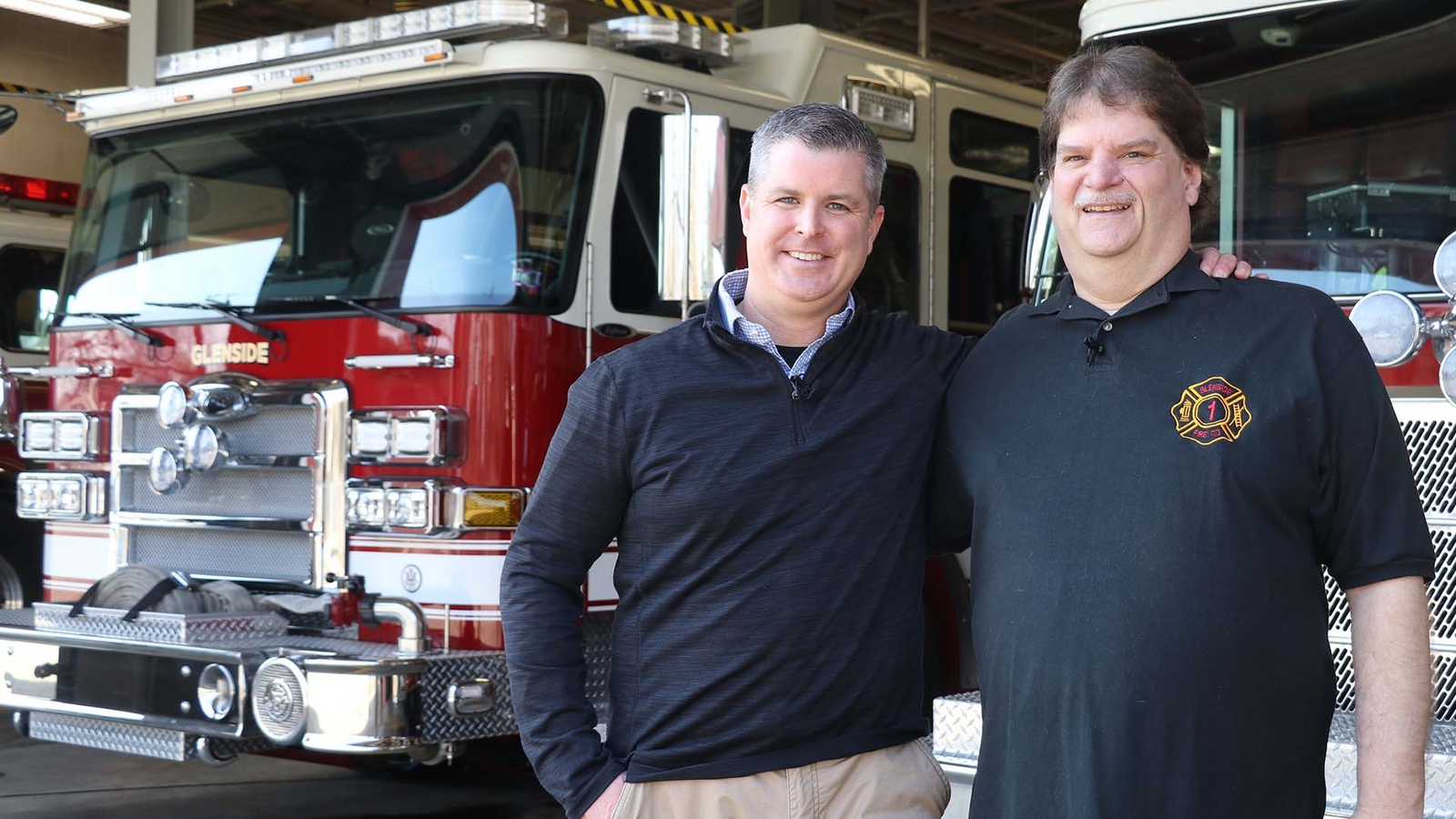 Former firefighters bonded by kidney donation going strong after four ...