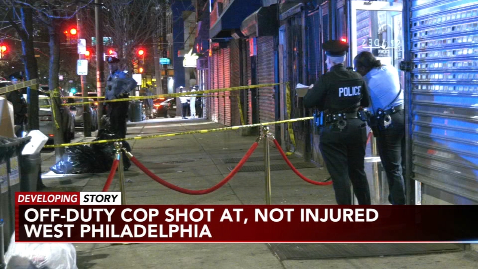 West Philadelphia shooting: Gunman fires at off-duty cop, security ...