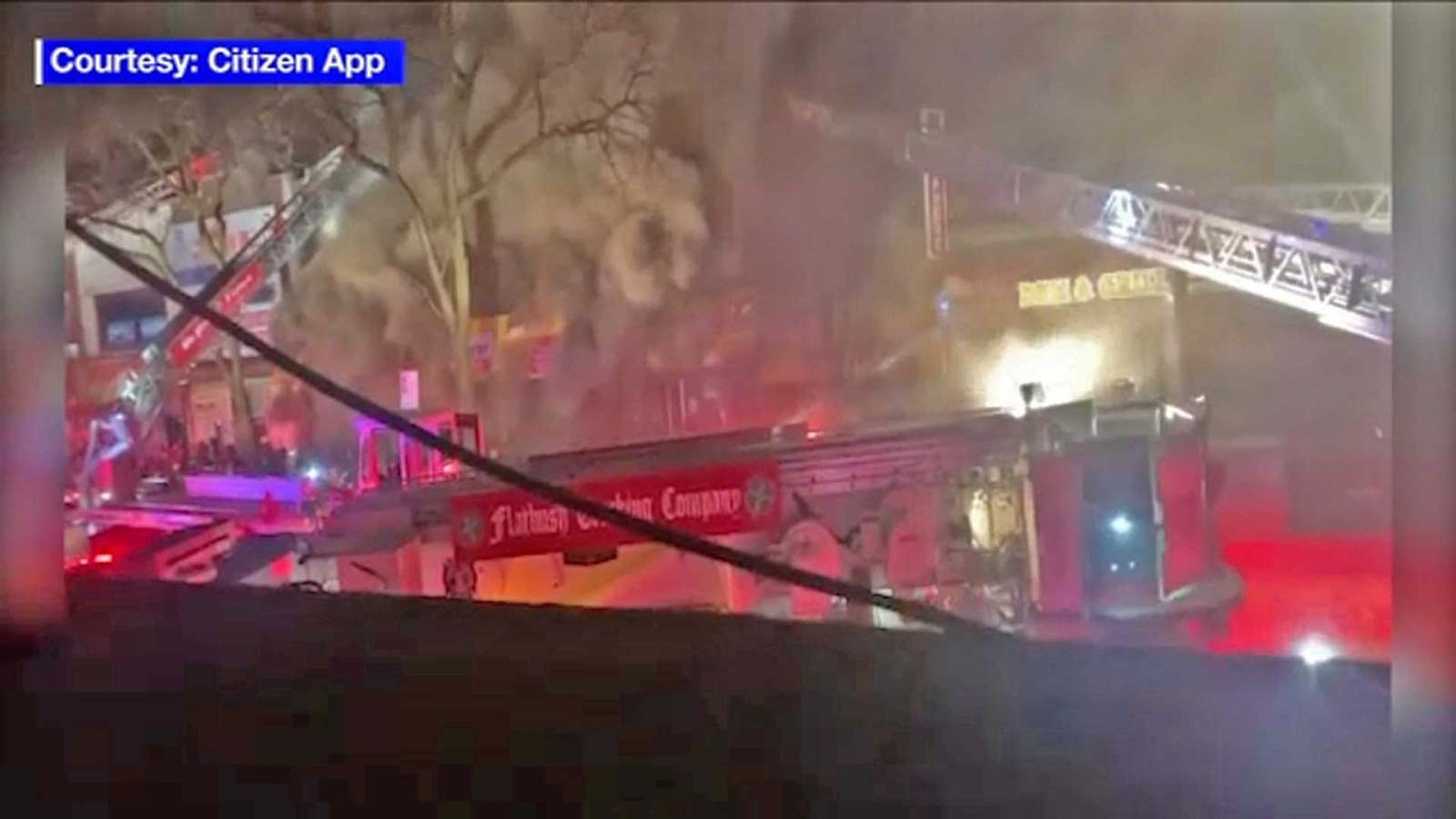 Brooklyn fire: 5-alarm fire damages multiple businesses in Flatbush ...