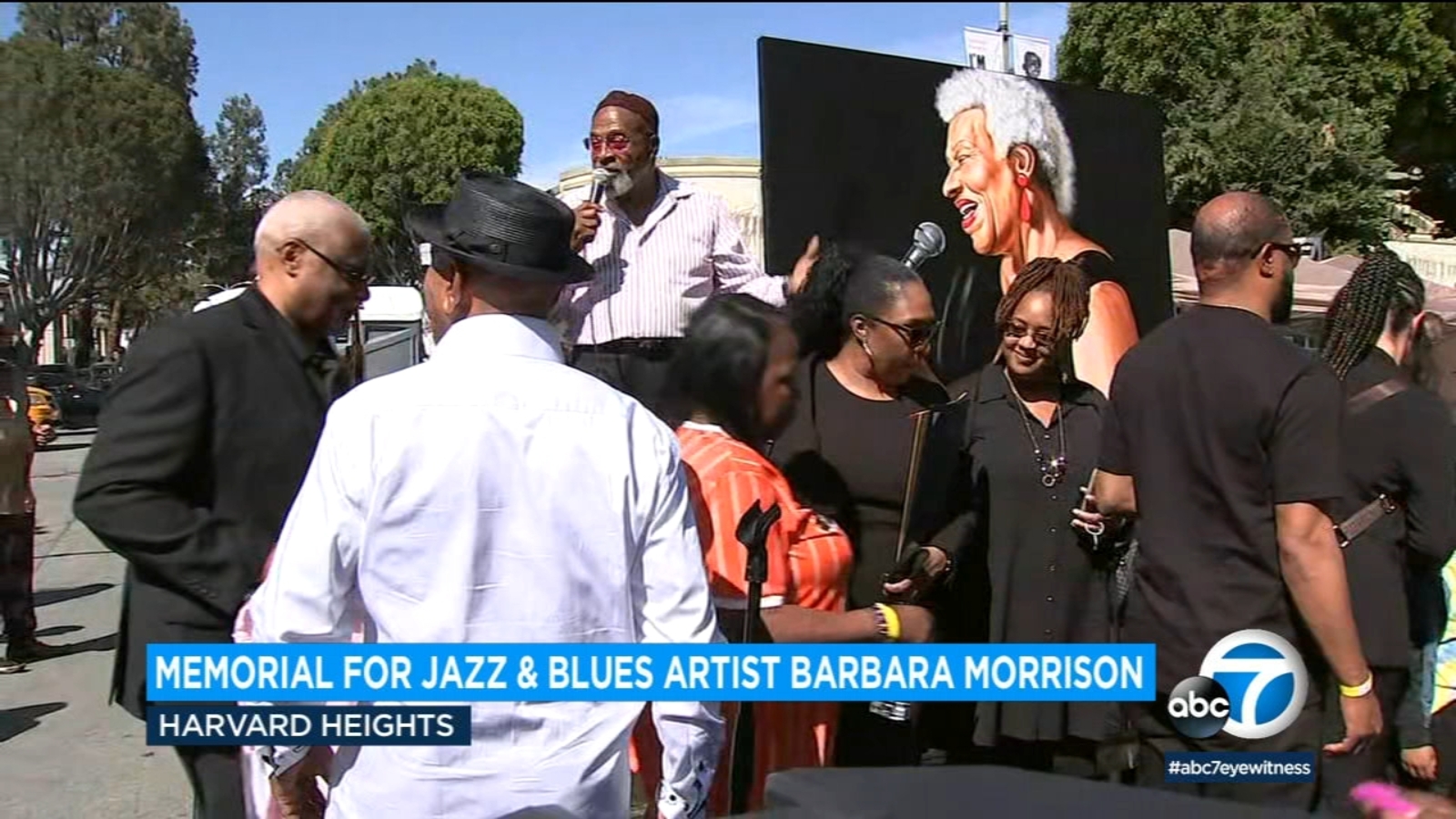 Los Angeles residents pay tribute to legendary Jazz and Blues artist ...